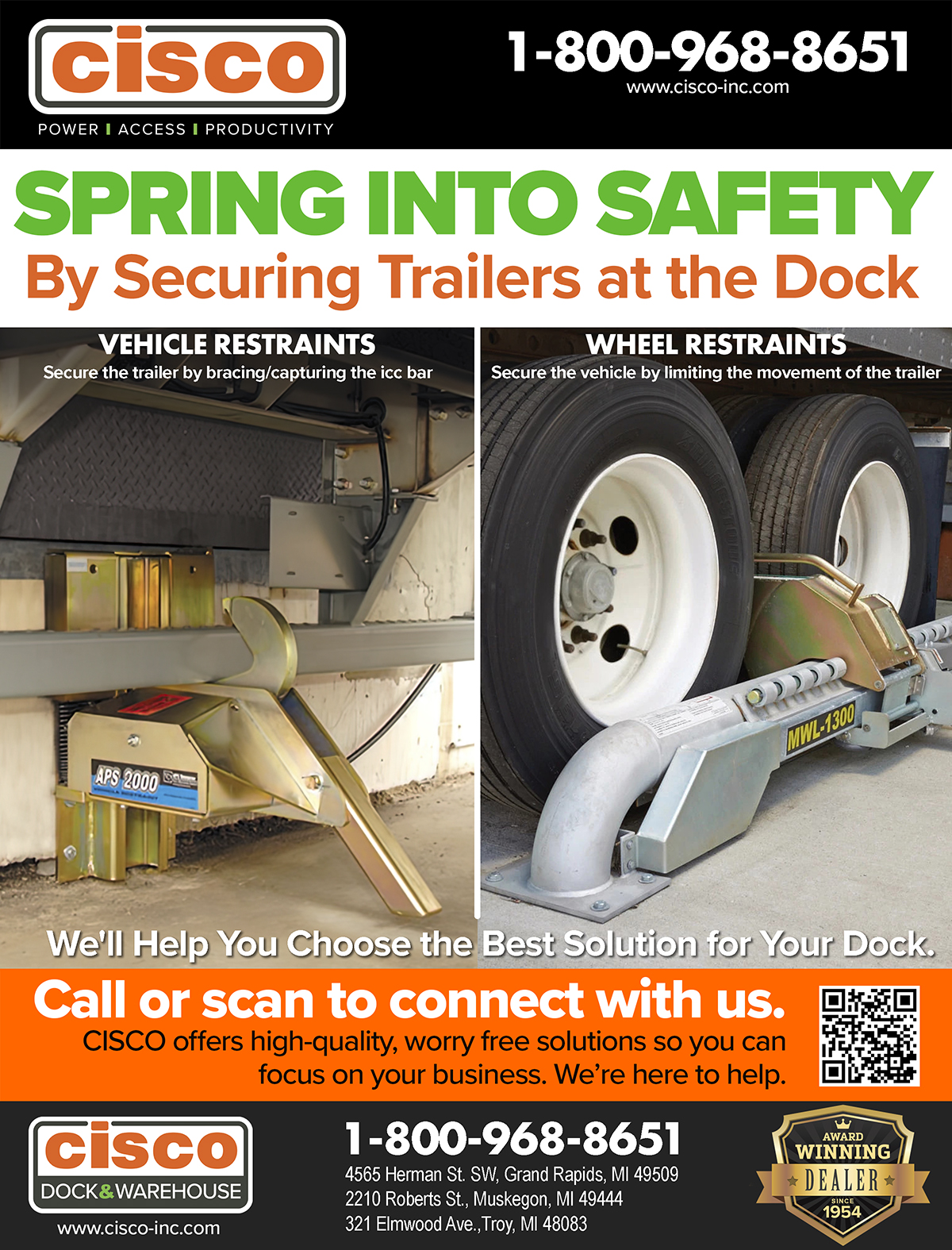Spring into Safety - Serco Vehicle Restraints