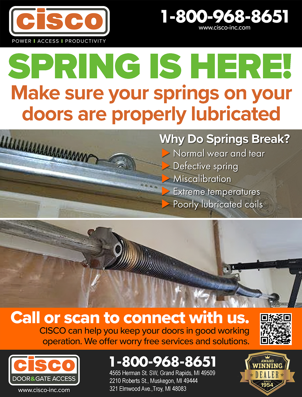 Spring is Here -Why Do Springs Break?