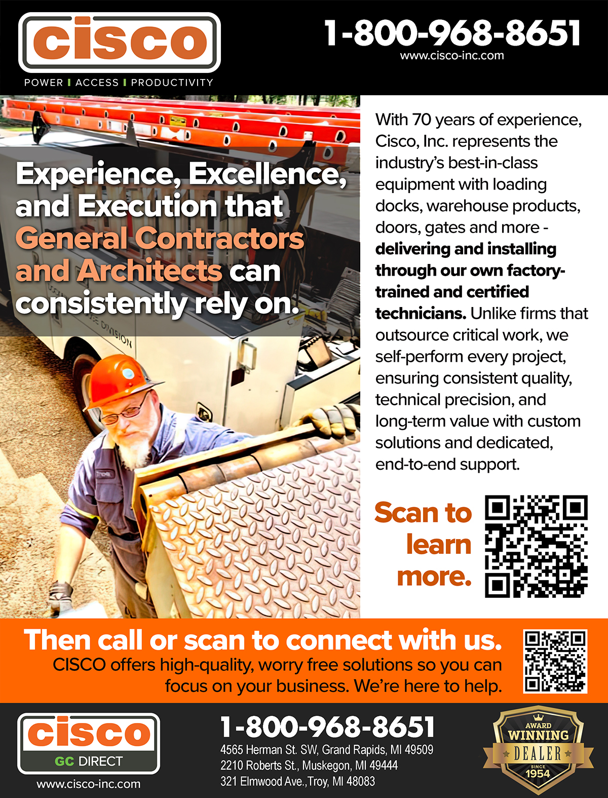 Support General Contractors and Architects Can Rely On.